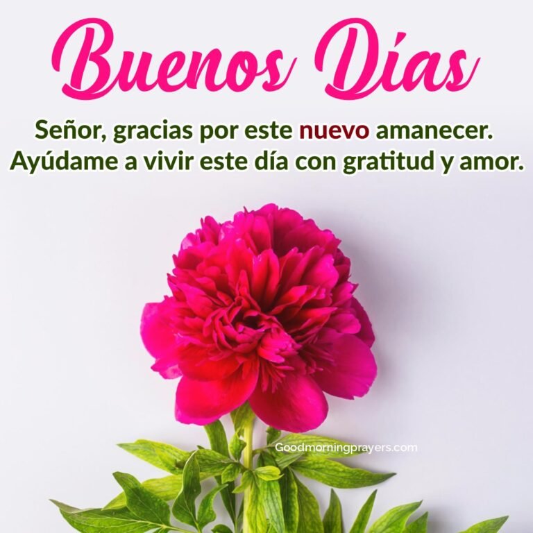 Heartfelt Good Morning Prayers in Spanish with Beautiful Images - Good ...