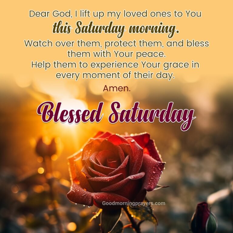 Saturday Blessings: Inspiring Prayers, Bible Verses & Cheerful Good ...