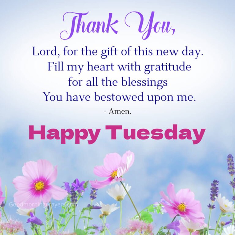 Start Your Tuesday with Good Morning Prayers, Verses, and Lovely GIFs ...