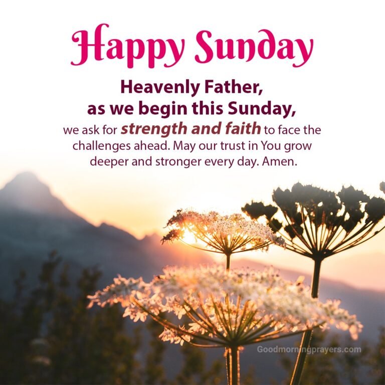 Sunday Prayers and Bible Verses with Good Morning GIFs for a Peaceful ...