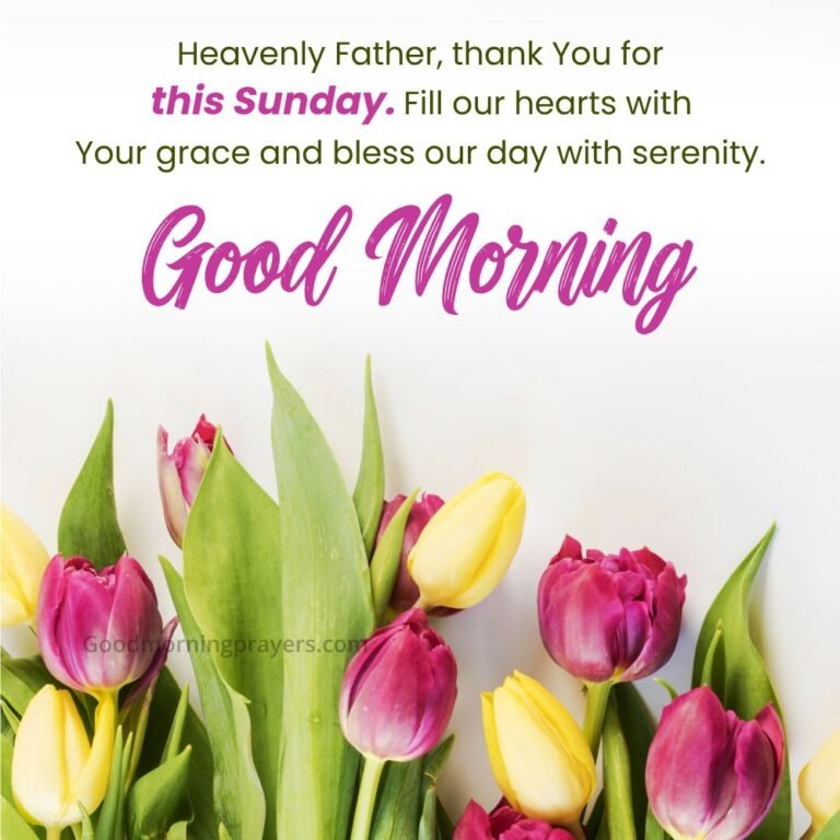 Sunday Prayers and Bible Verses with Good Morning GIFs for a Peaceful ...