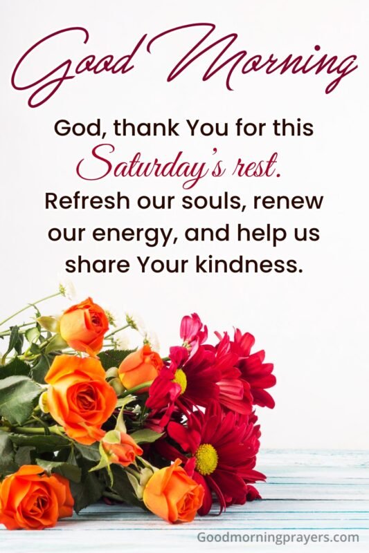 Saturday Blessings: Inspiring Prayers, Bible Verses & Cheerful Good ...